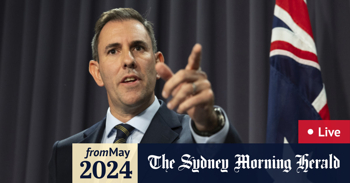Australia News Live Budget 2024 Inclusions Revealed By Jim Chalmers